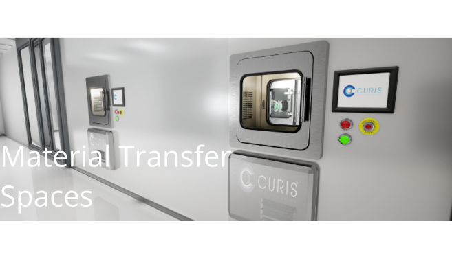 Decontamination for Material Transfer Spaces